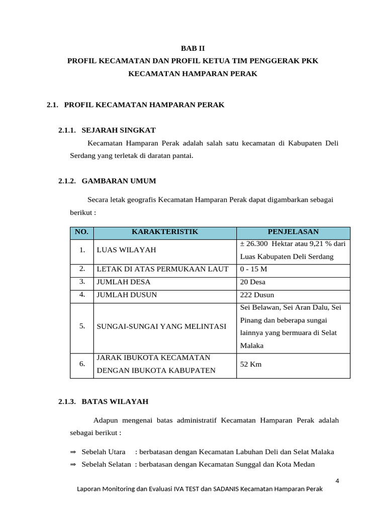 Laporan IVA PKK BAB II | PDF