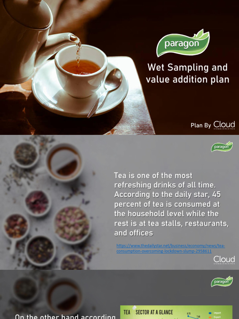 Paragon Tea Wet Sampling | PDF