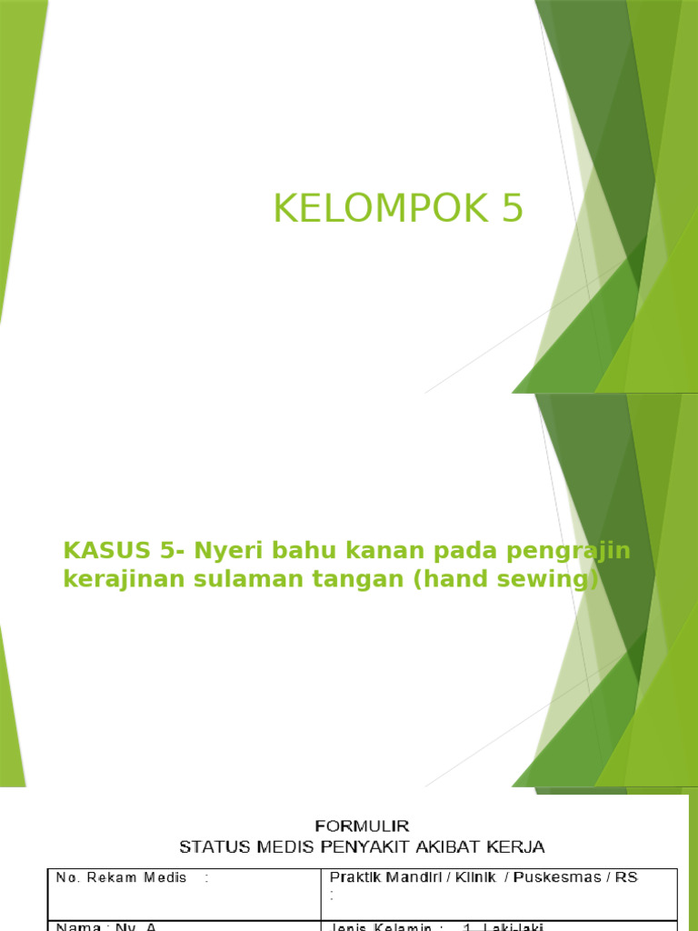 KELOMPOK 5 Ergonomi | PDF