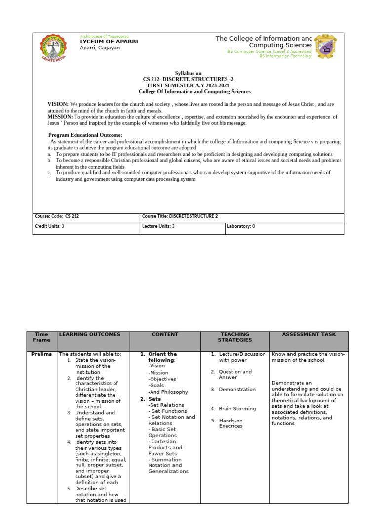 Discrete Structure 2 | PDF