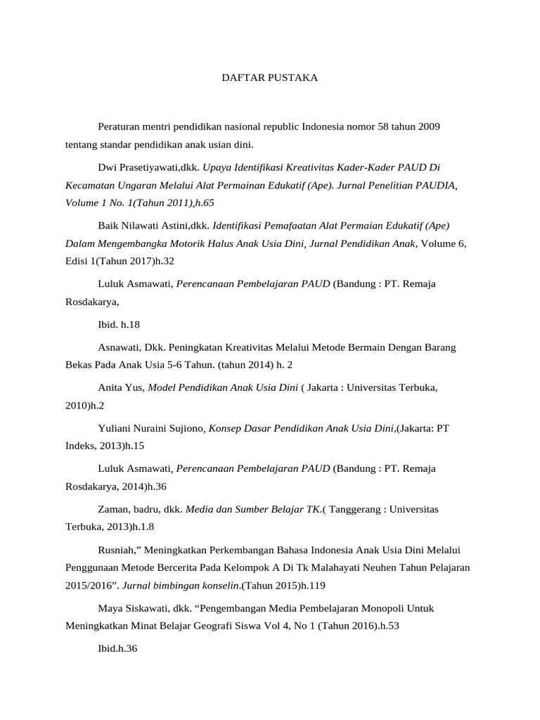 Daftar Pustaka | PDF