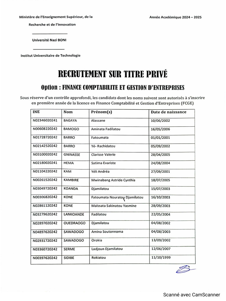 Titre Prive Section Tertiaire | PDF