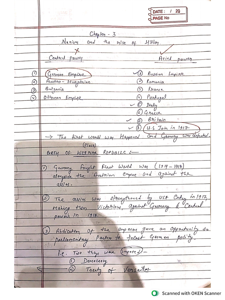 History_Chapter 3 Notes | PDF