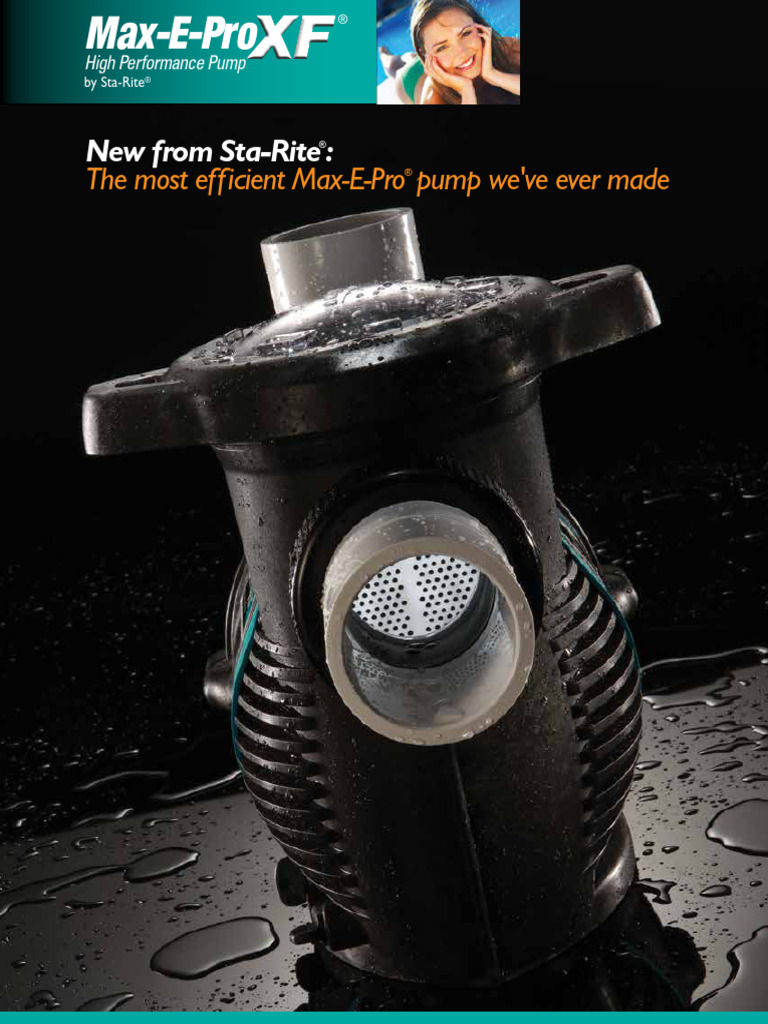 Max E Pro Xf Pump Pdf