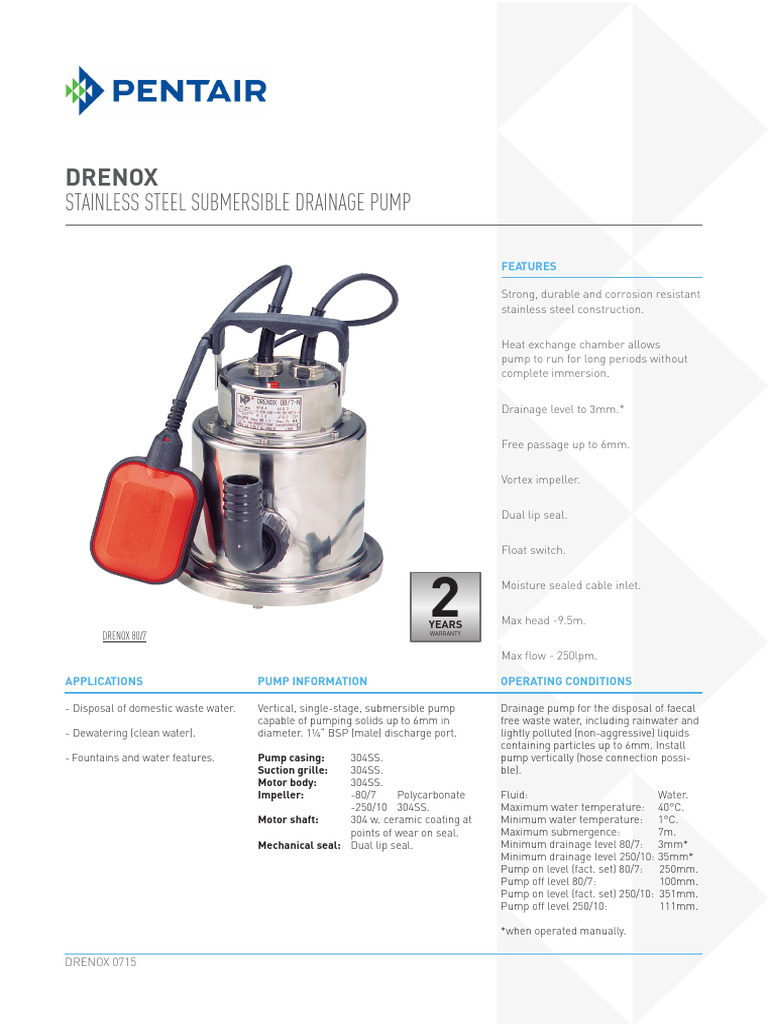 DRENOX Tds | PDF