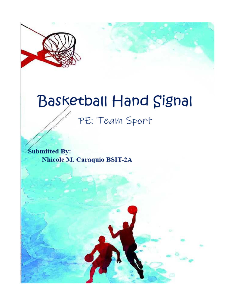 Basketball Hand Signal_PE | PDF