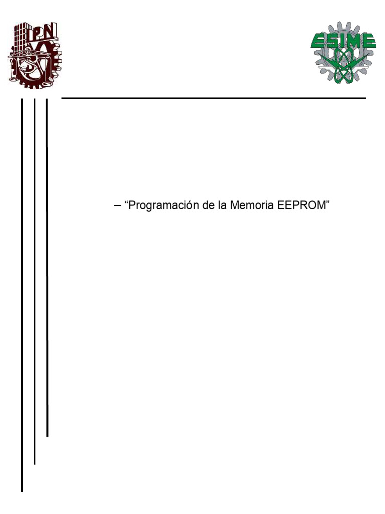 PR Ctica 2 - Programaci N de La Memoria EEPROM | PDF | Microcontrolador ...
