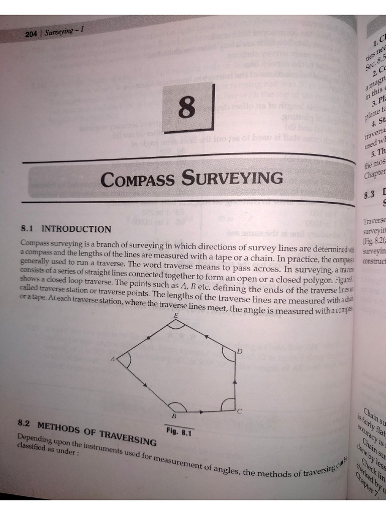 Arora compass surveying | PDF