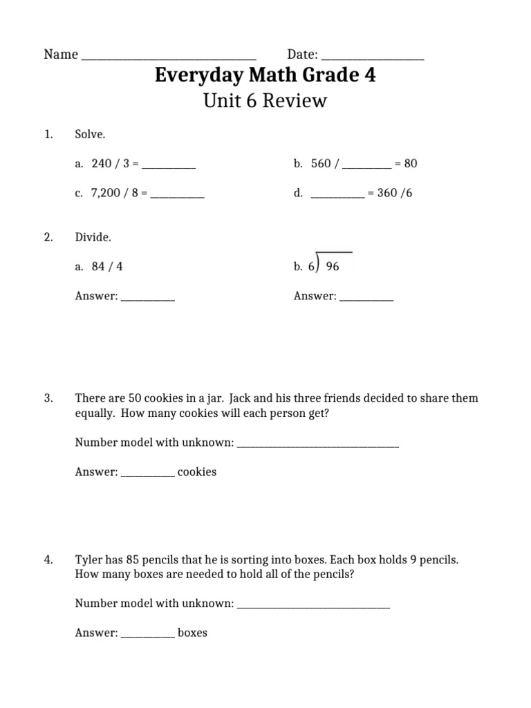 Unit 6 Test Study Guide | PDF
