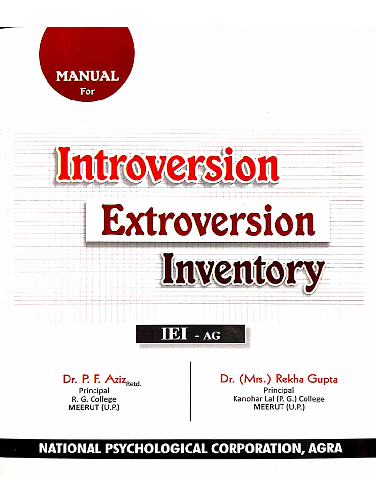 5introversion Extroversion | PDF