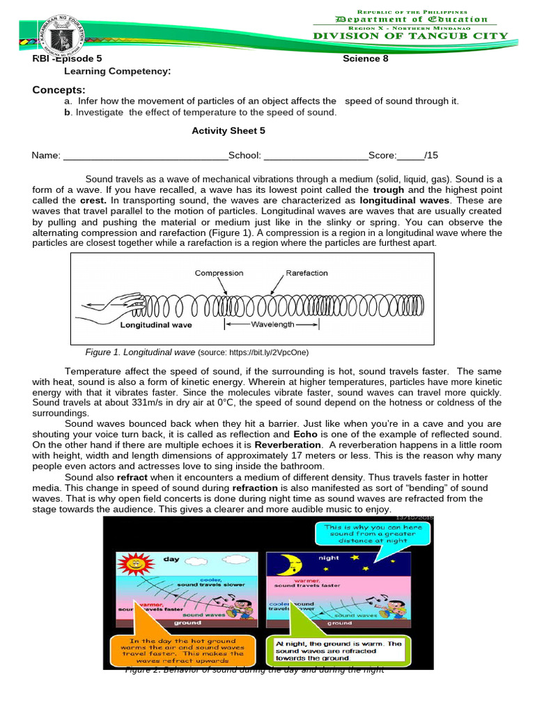 Science 8 Q1 W5 SLM | PDF