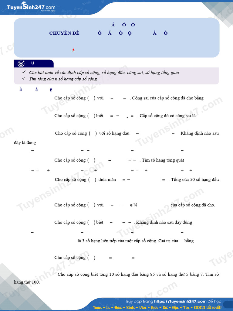 De Thi BTVN Cap So Cong 1690358854 | PDF