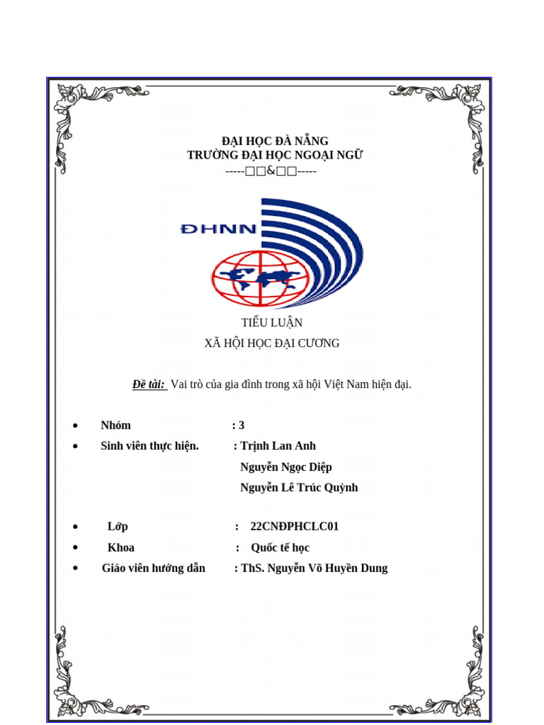 Tiểu-Luận-Kết-Thúc-Học-Phần-XHHDC-Nhóm 3 | PDF