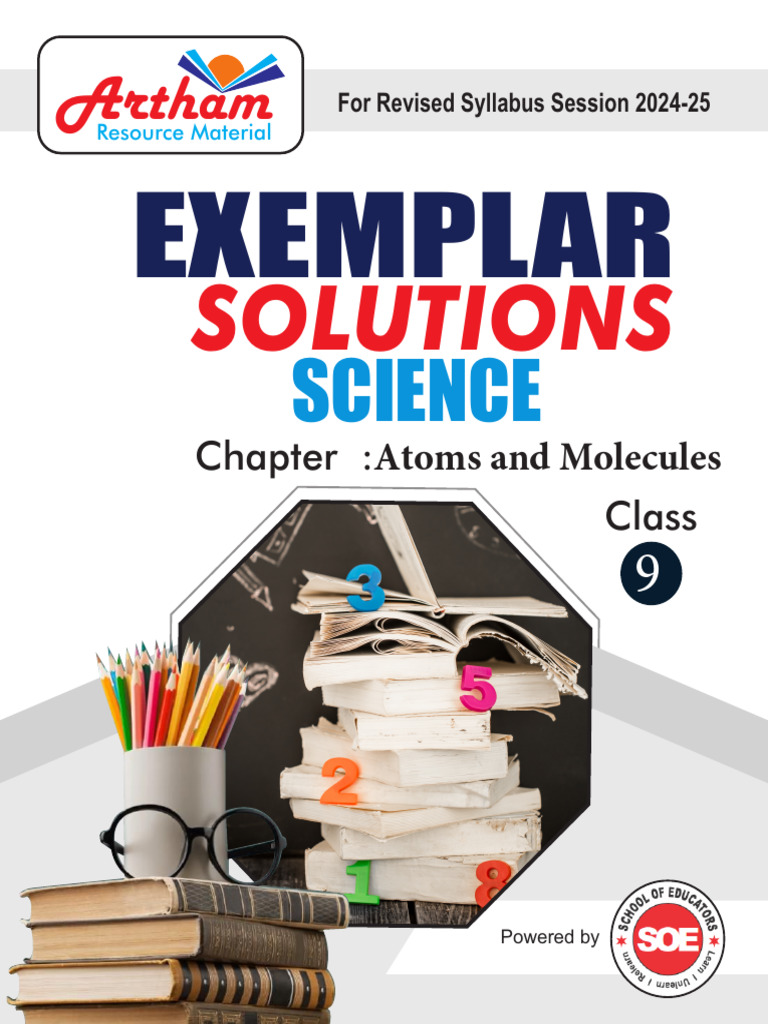 Class 9 Science Exemplar Solution Chapter-3 Atoms and Molecules | PDF ...