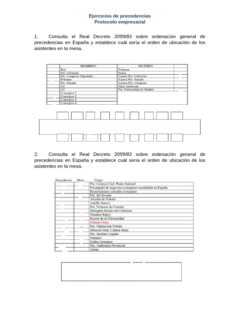 Ejercicios de Precedencias | PDF