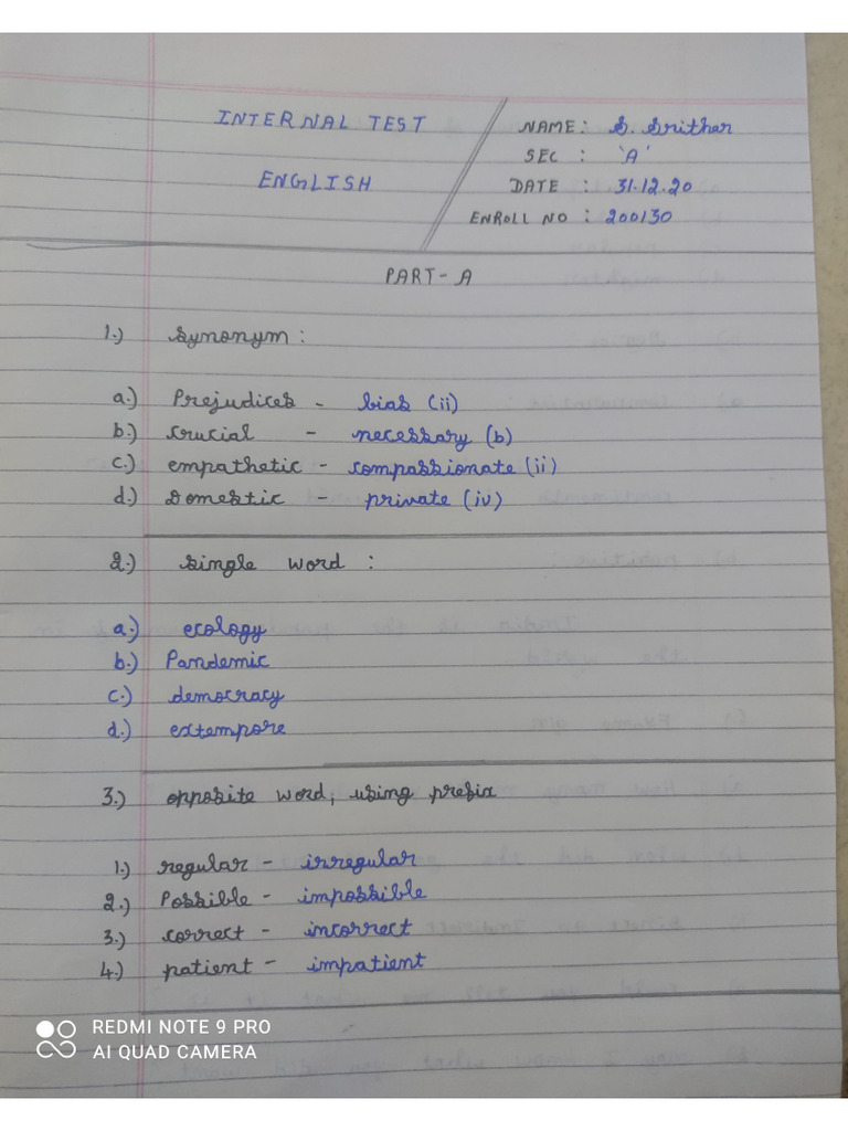 English IAT-2 by Srither | PDF