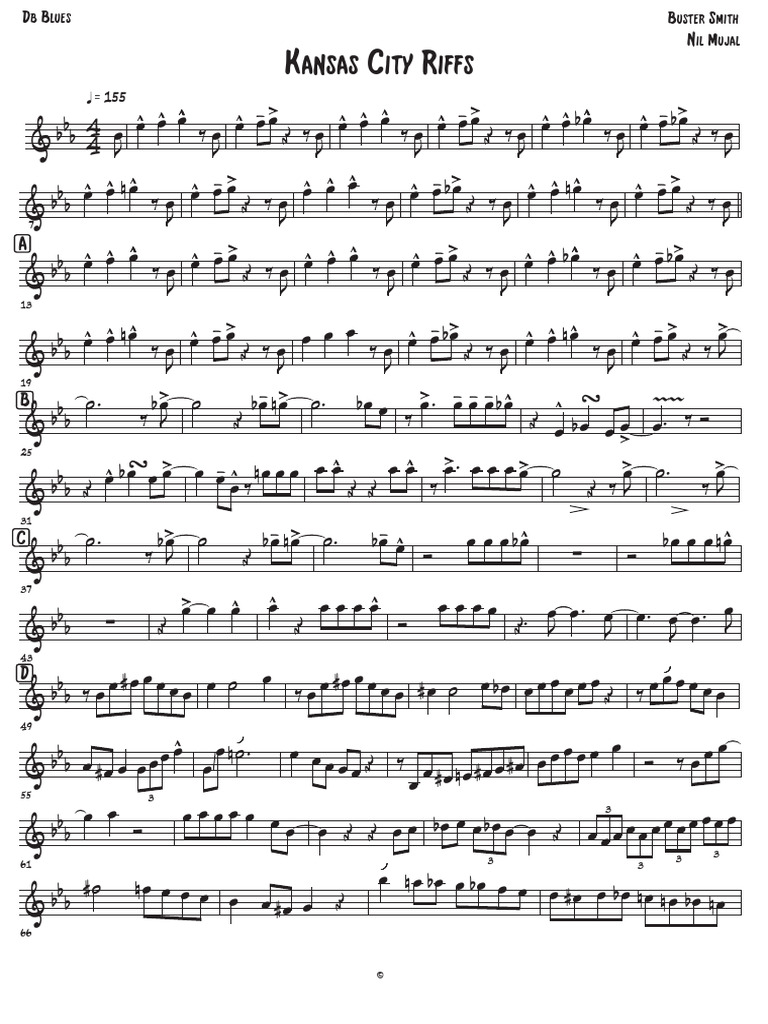 Kansas City Riffs - Tenor Sax | PDF