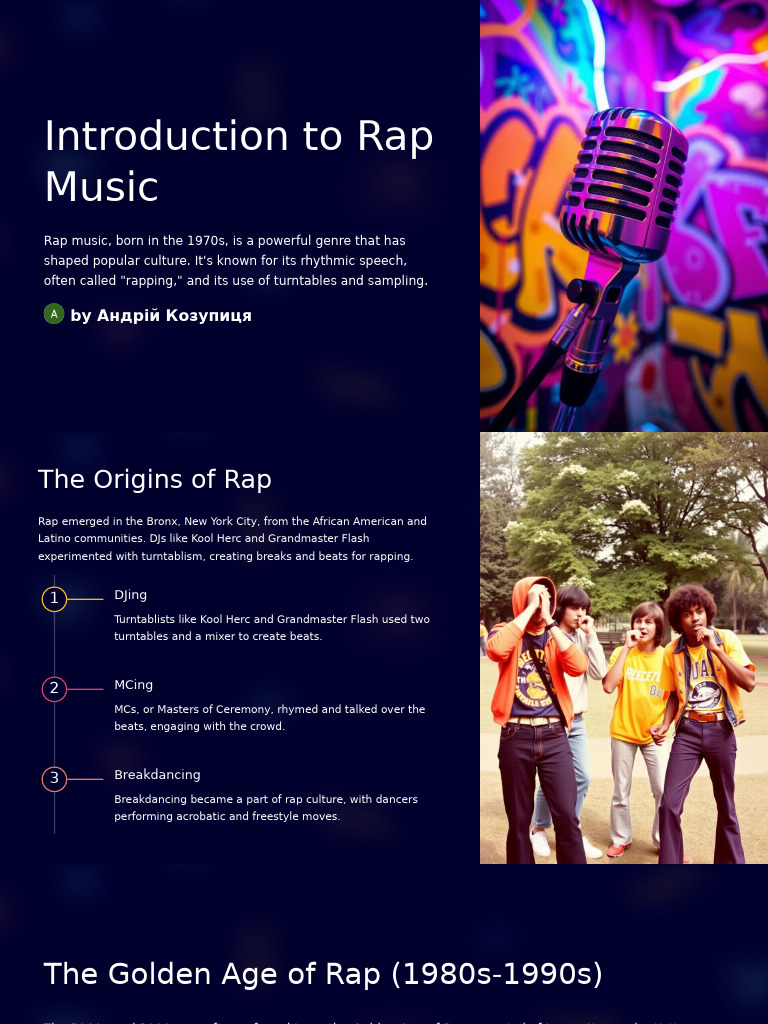Introduction To Rap Music | PDF