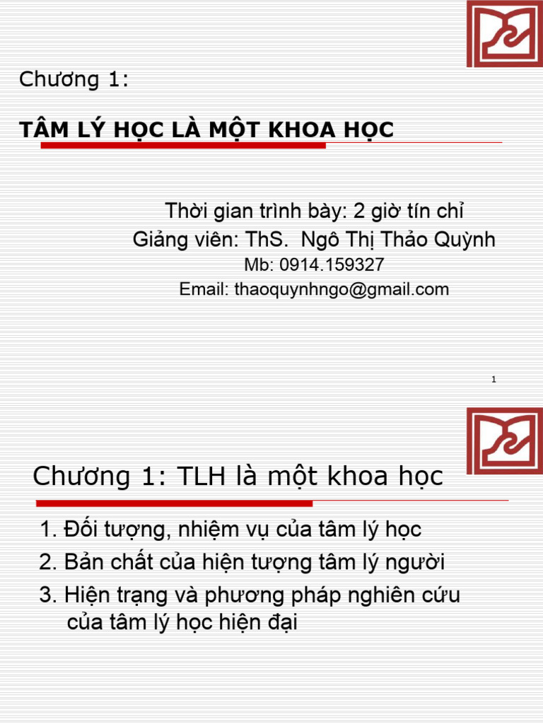 Psy 151 Dai Cuong Tam Ly Hoc 2020s Lecture Slides 1 1 1 Pdf 