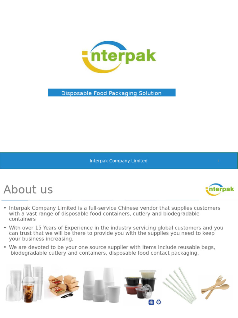 Interpak Catalogue | PDF