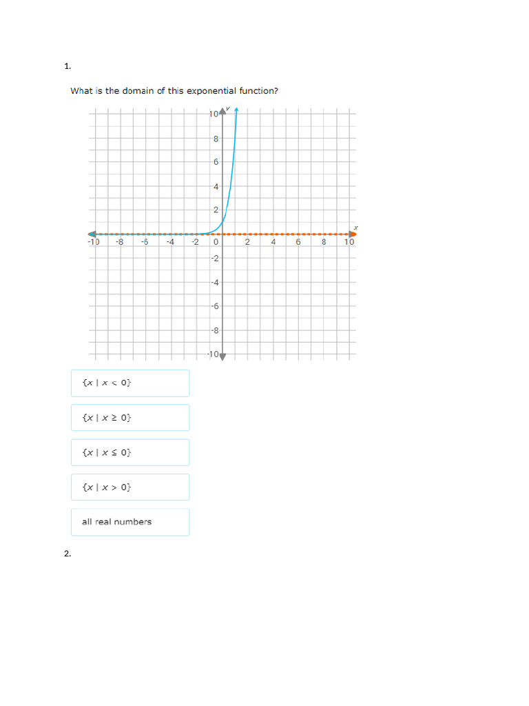 Exponential Graph | PDF