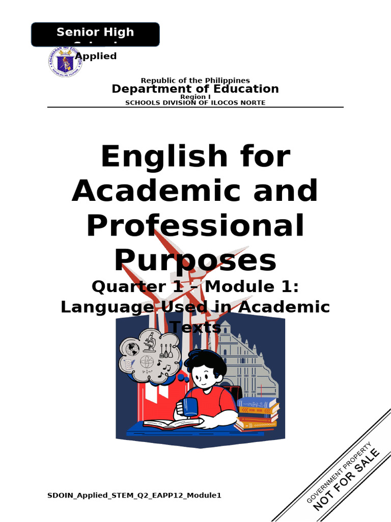 APPLIED ACAD EAPP Q1 Mod1 W1-W2 - Balai | PDF