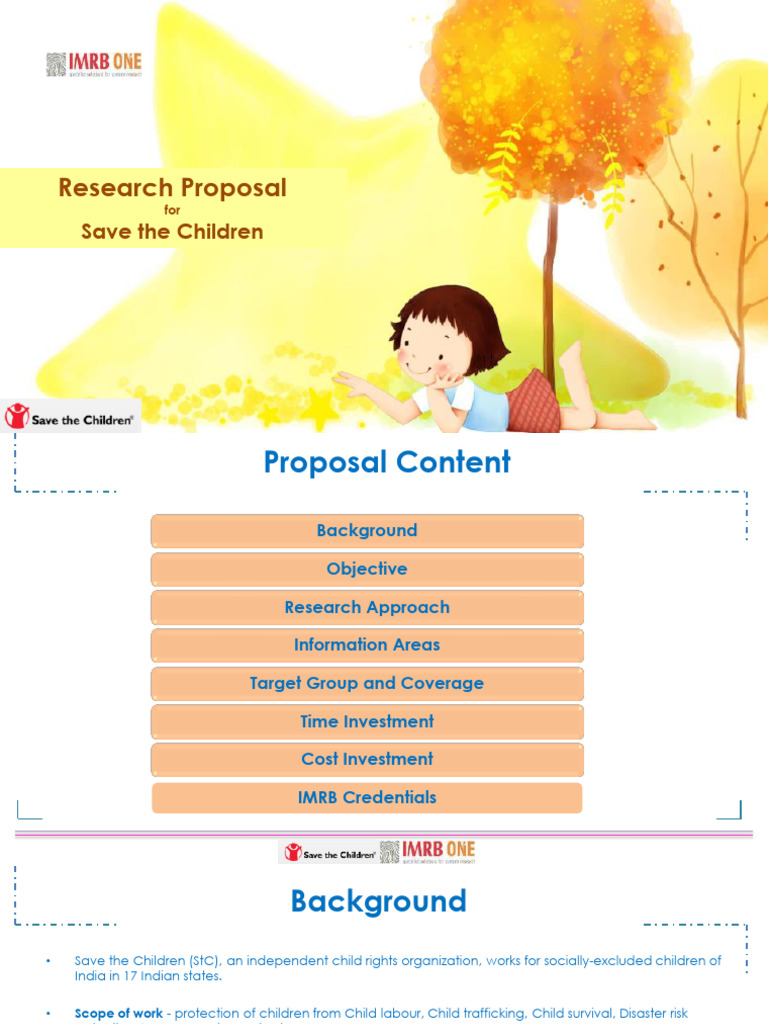 Proposal-Save The Children-C2-23rd Dec2015 | PDF | Brand