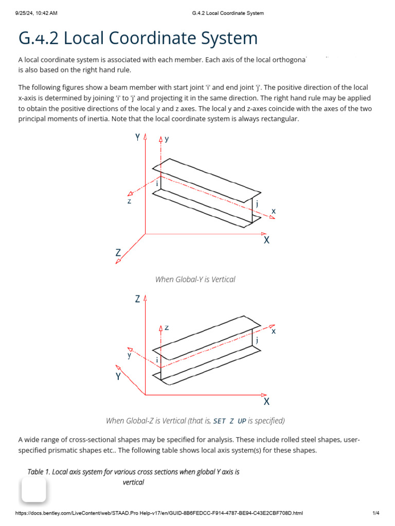 G.4.2 Local Coordinate System | PDF
