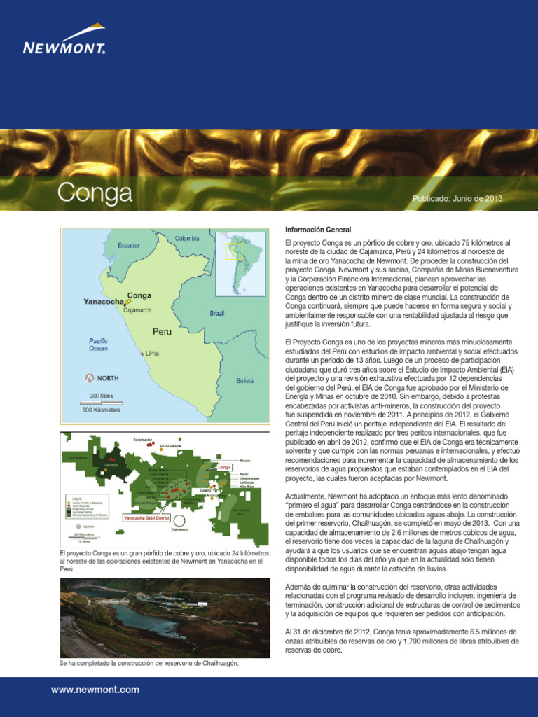 Conga Hoja Informativa | PDF