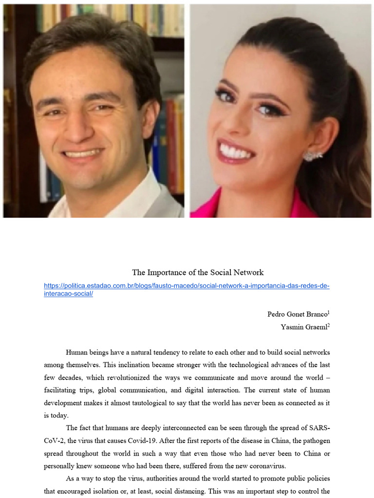 The Importance of The Social Network-2021 - 1 | PDF