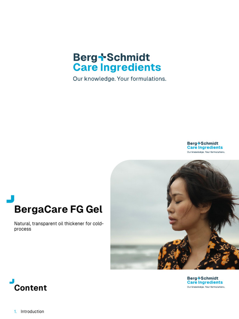 BergaCare FG Gel_Product Presentation_V2.2024 | PDF