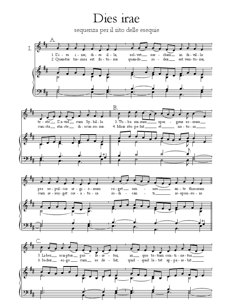 dies_irae | Chansons écrites | Loisirs