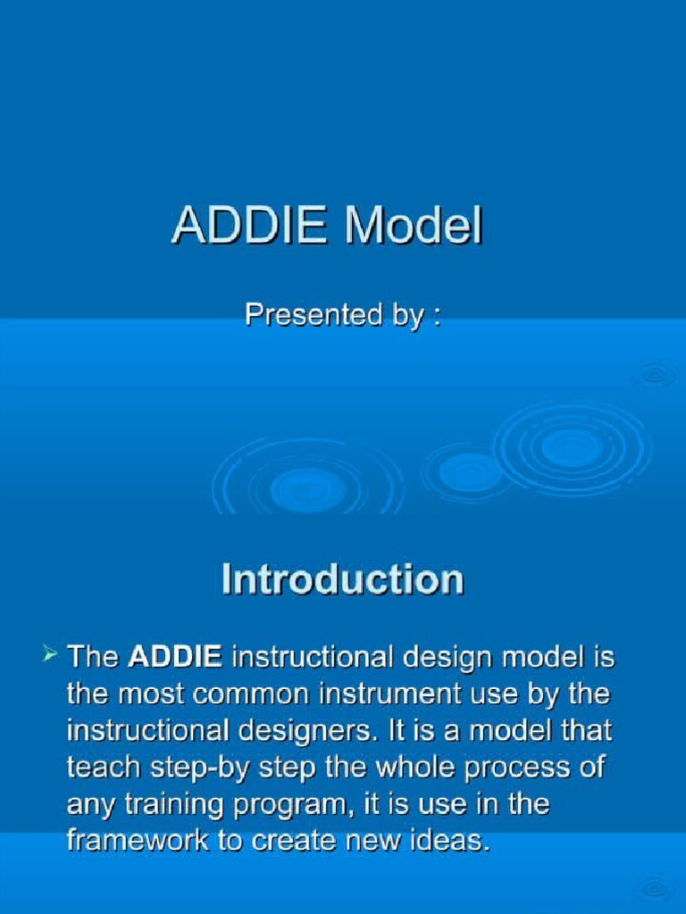 Addie | PDF