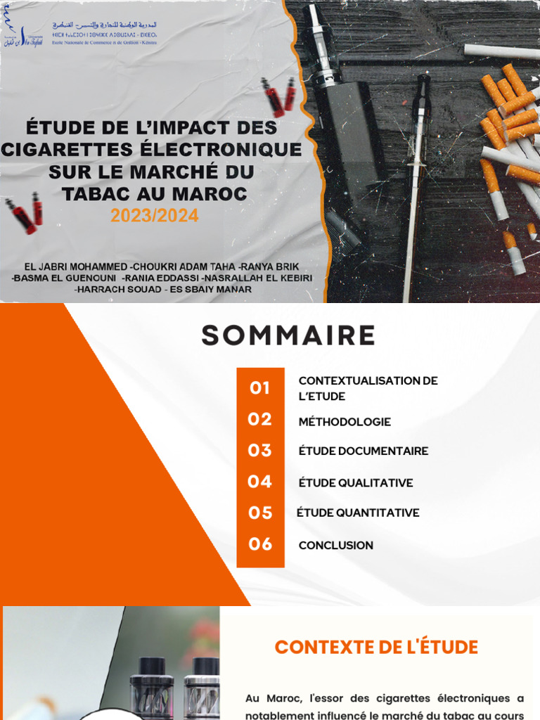 ENCGK 2324 S6 G2.06 Étude Quantitative PPT Final Bis | PDF