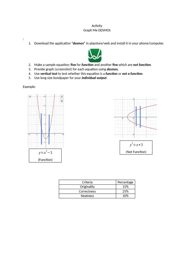 Graph Me Desmos | PDF