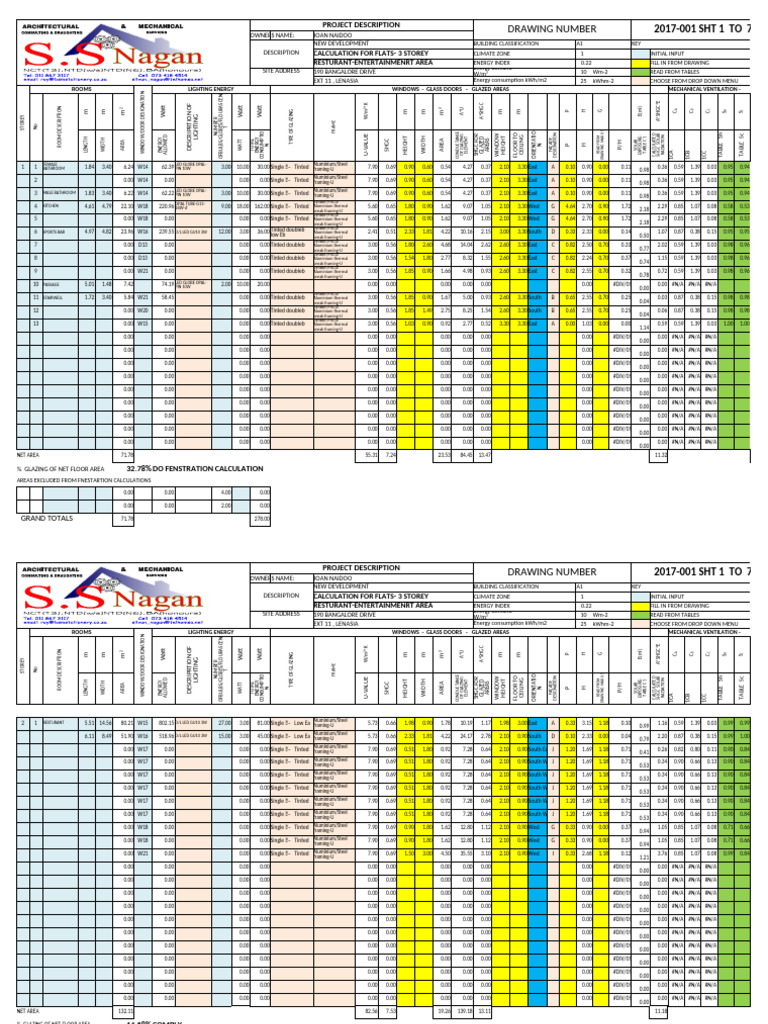 MASTER CALCULATION | PDF