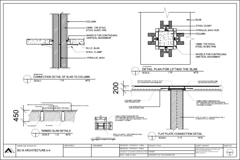 Flat Plate, Ribbed & Lift Slab | PDF