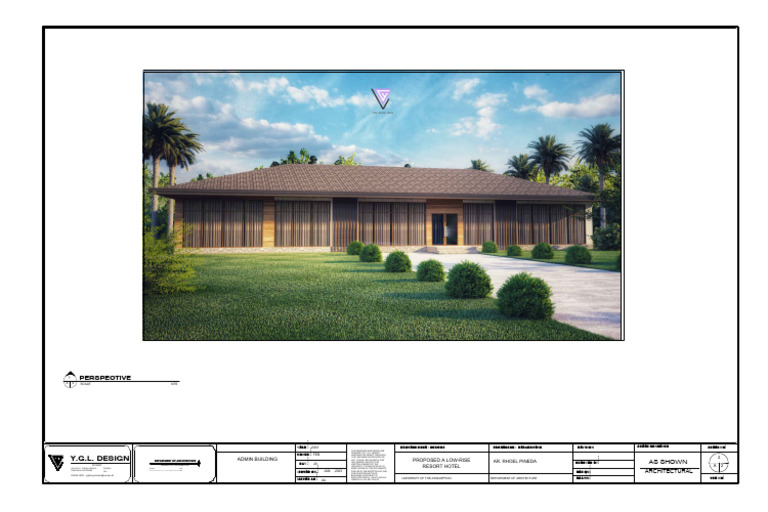Admin BLDG Perspective | PDF