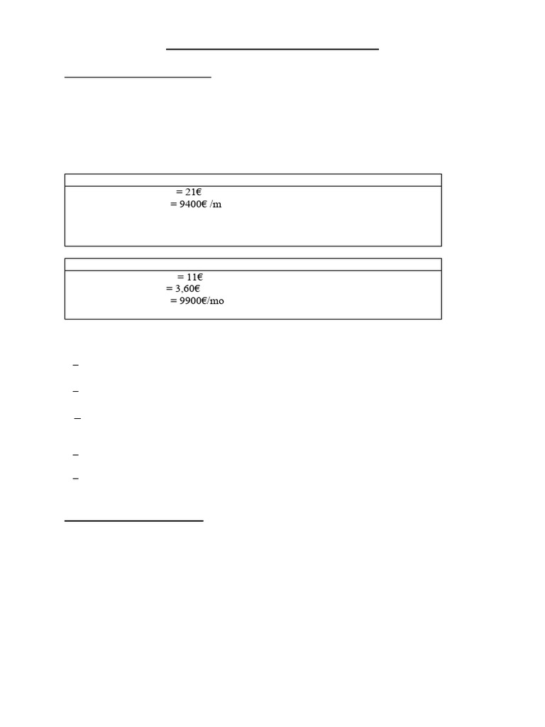 Exercises 2 - CVP | PDF