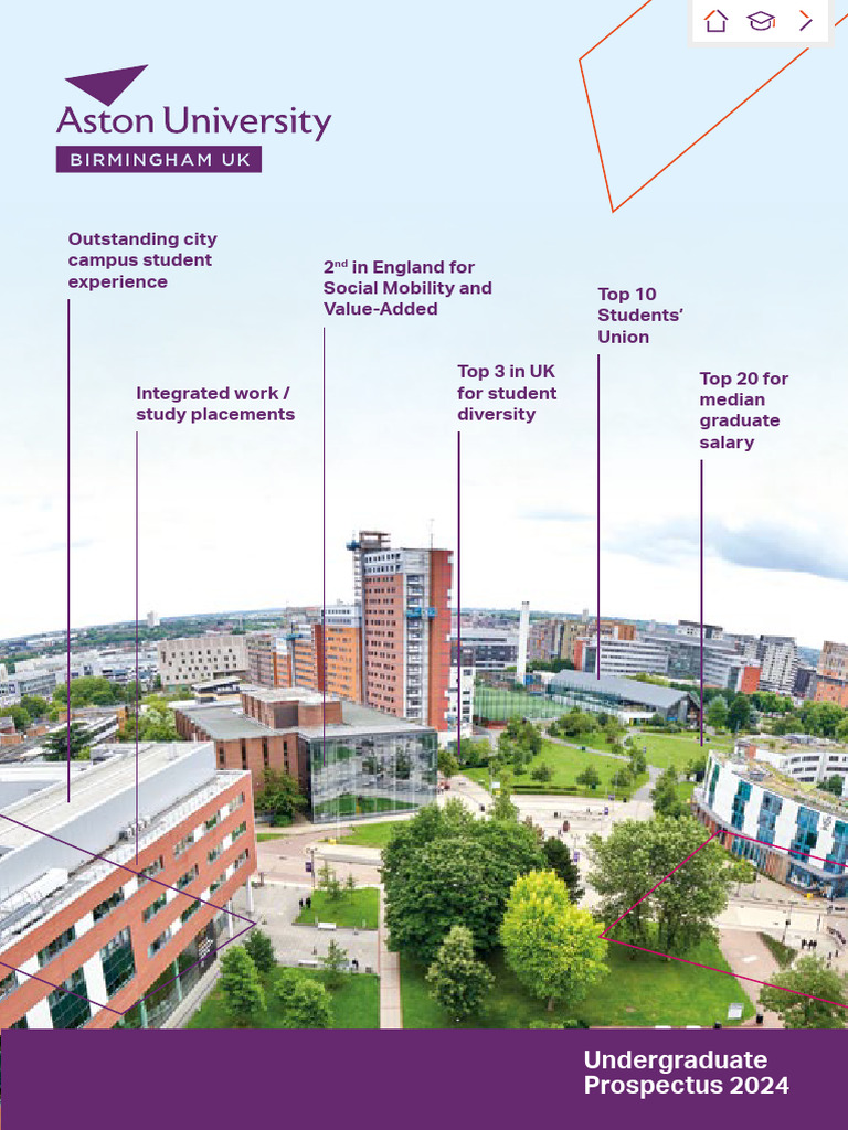 Aston University Undergraduate Prospectus 2024 - Digital | PDF