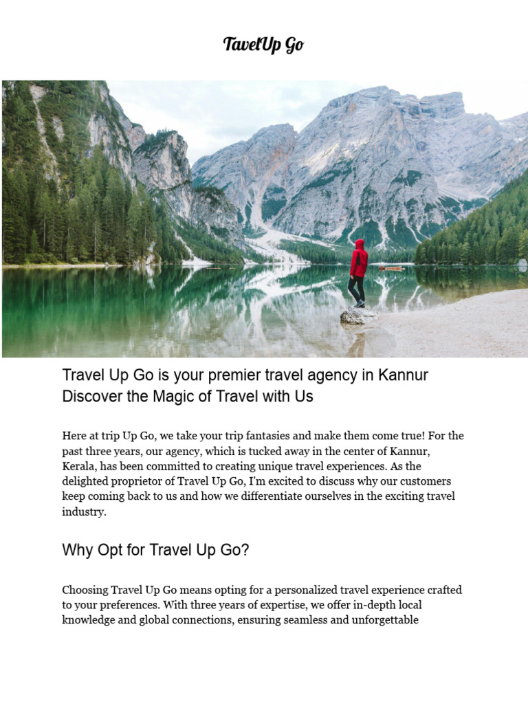 Travel Up Go Agency | PDF | Travel | Art