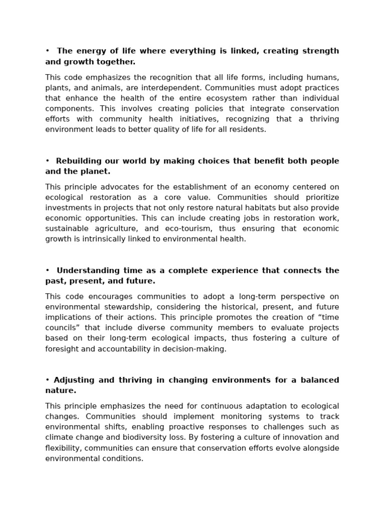 Aragon Environmental Code of Ethics | PDF