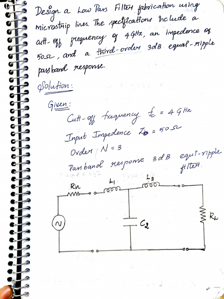 MW Filter Design | PDF