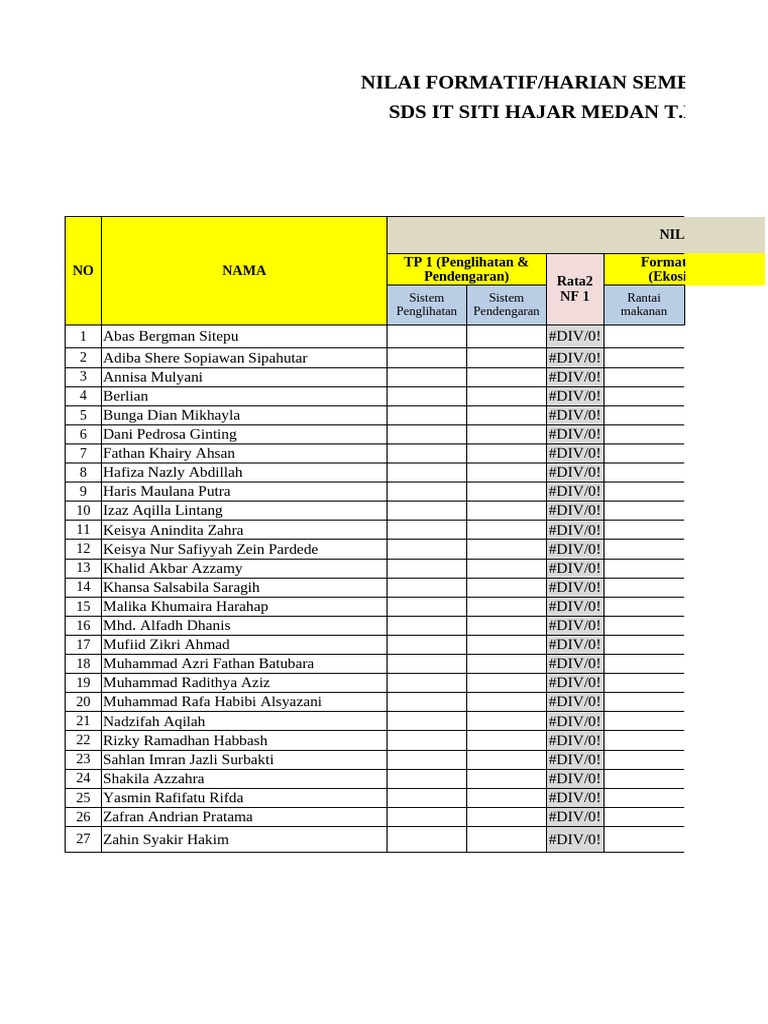 2023-2024_Format Nilai SAS GENAP | PDF