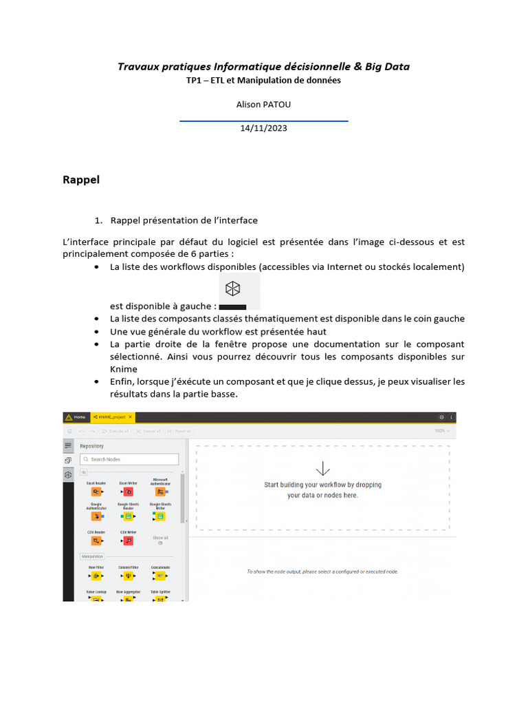 TP ETL Knime 2 | PDF