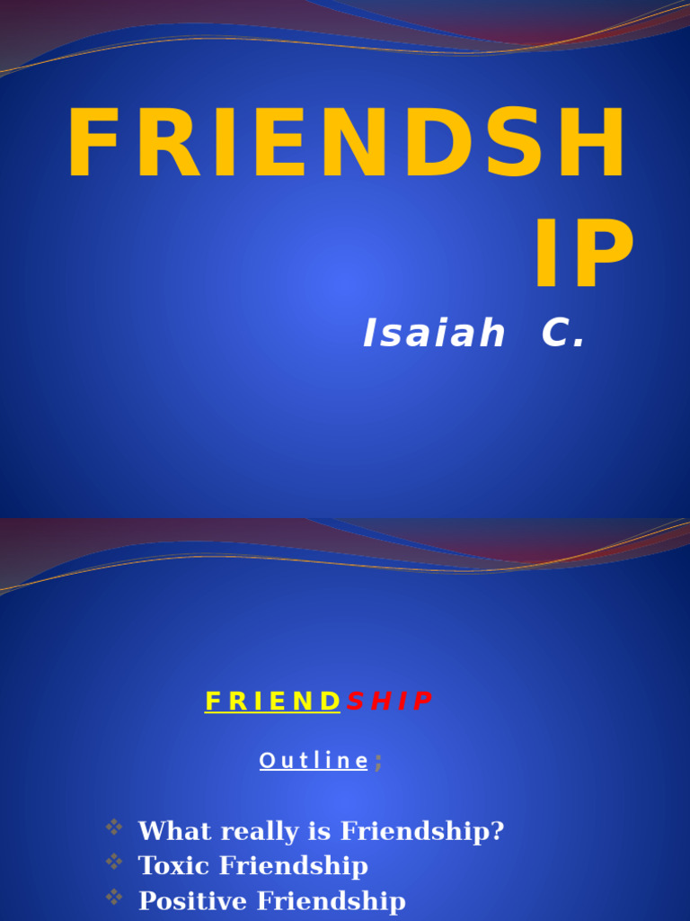 Friendship | PDF