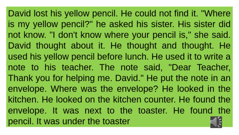 Lost Pencil | PDF