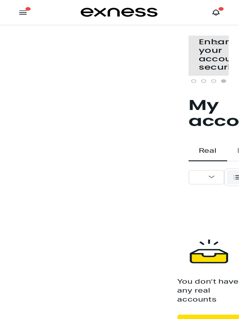 Exness Personal Area | PDF