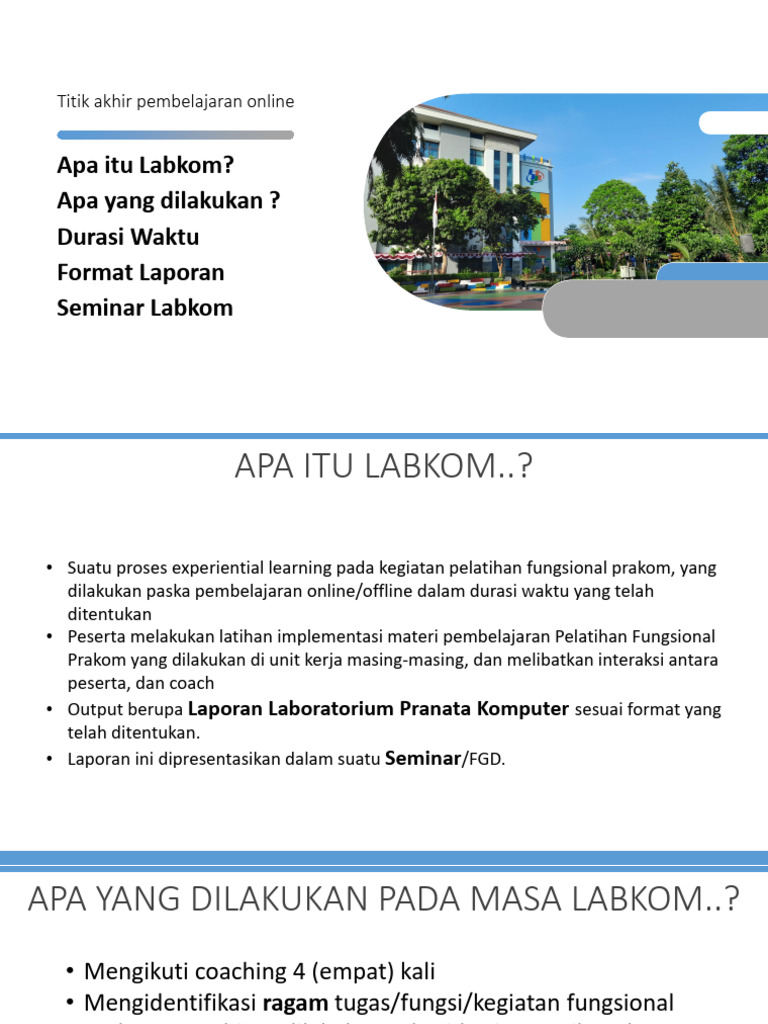 Penjelasan Dan Pembekalan Labkom | PDF | Bisnis | Komputer