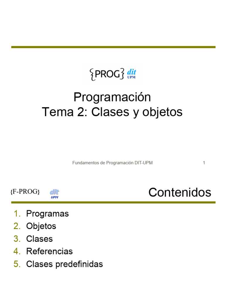 Tema 2 Presentación FPROG | PDF